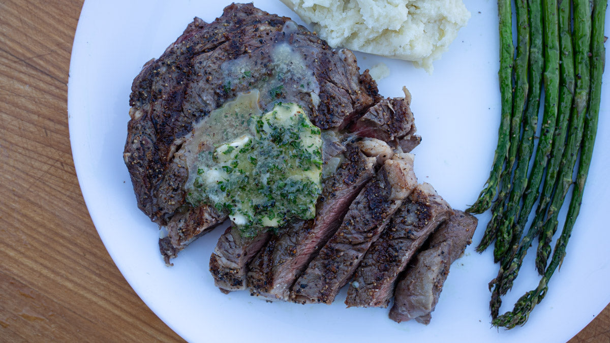 Recipes: Hot & Fast Ribeye with Steakhouse Compound Butter