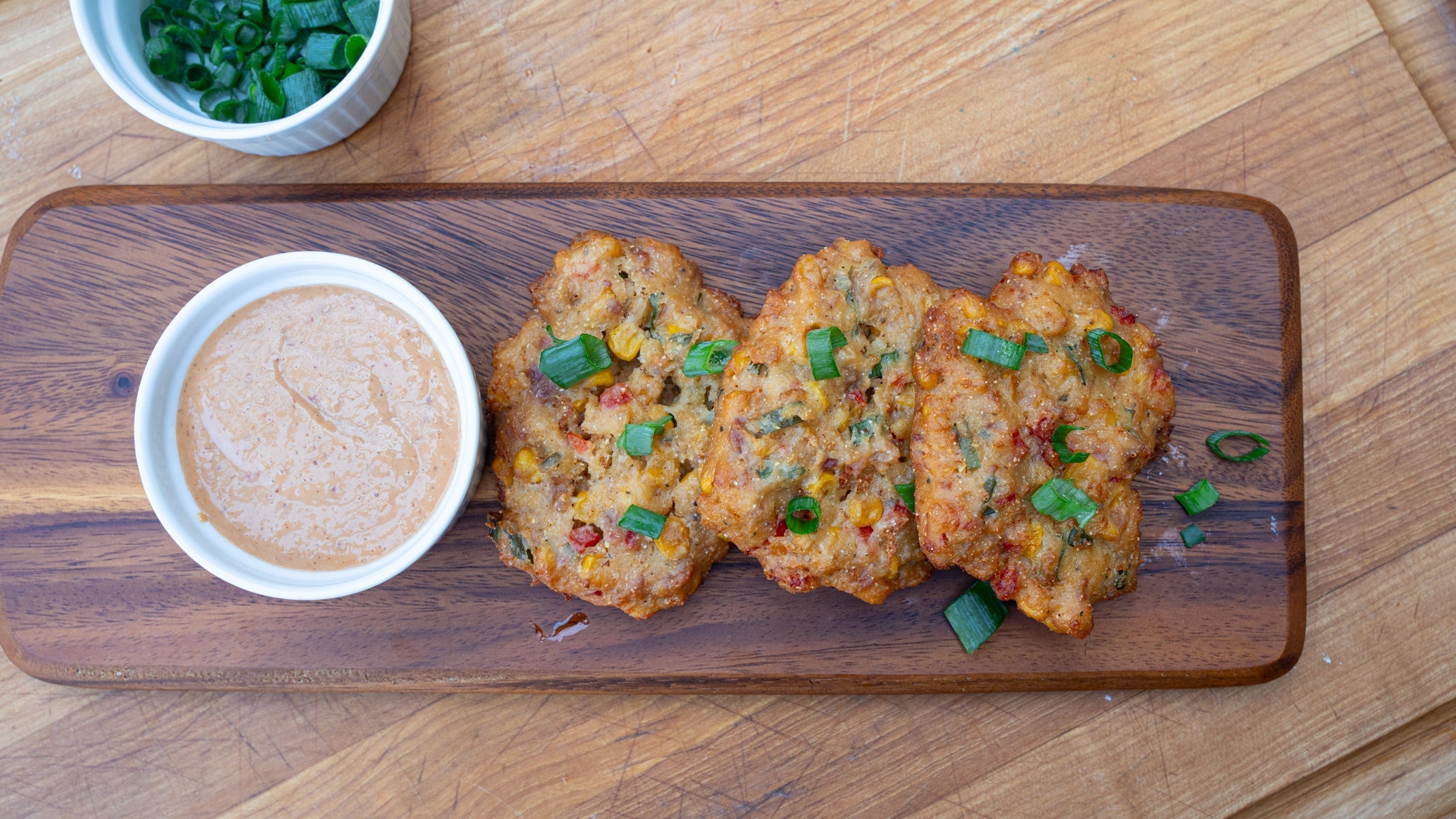 Southern Bacon & Corn Fritters