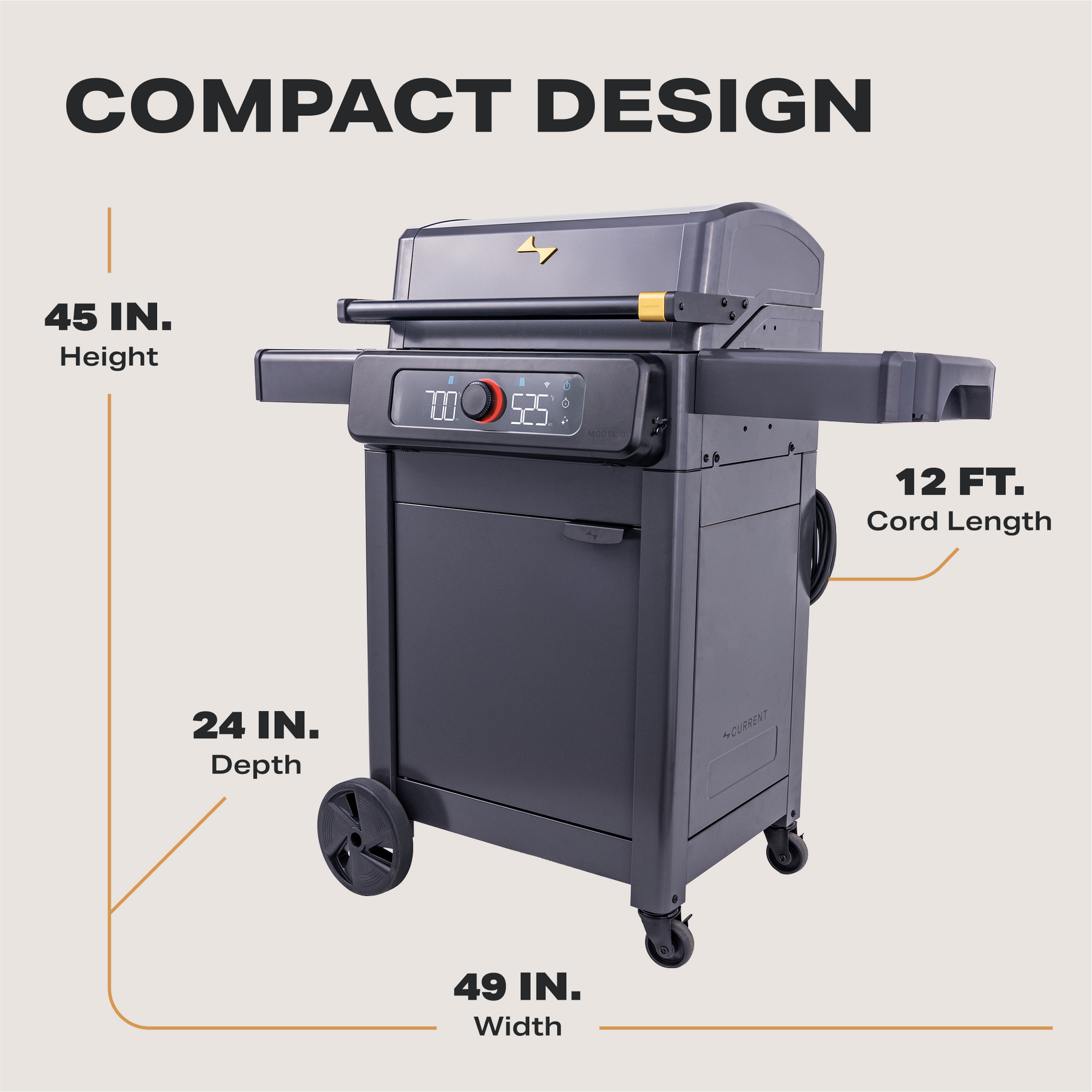 Model G+ Electric Grill | Superior Power & Precision | Current®